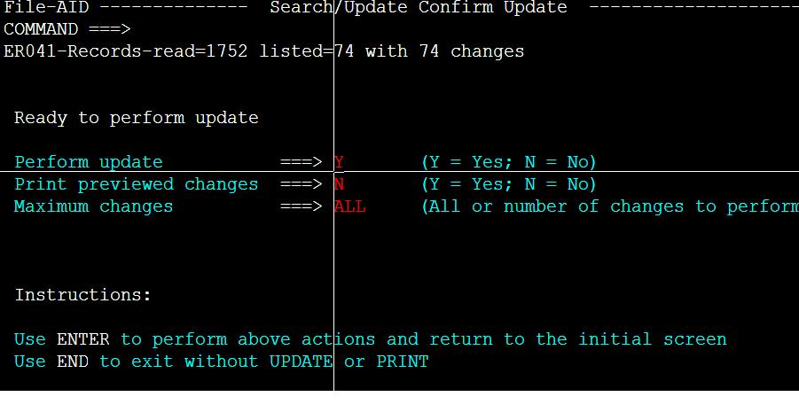 EDIT PDS USING FILE-AID – FAST MODE | F1 for Mainframe
